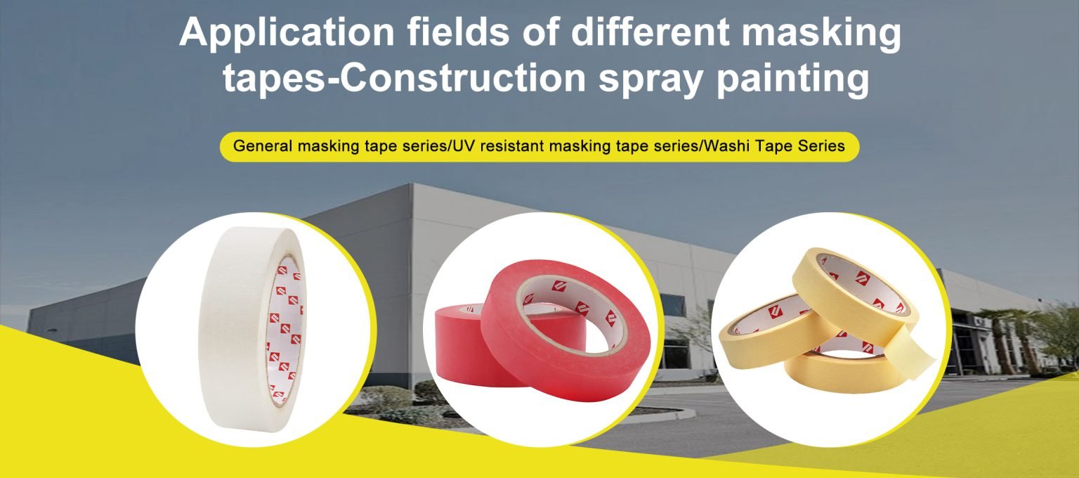Application fields of different masking tapes-Construction spray ...